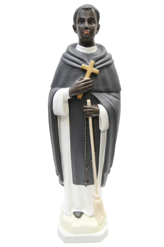 28" Saint St Martin De Porres Statue Sculpture Catholic Religious Indo ...